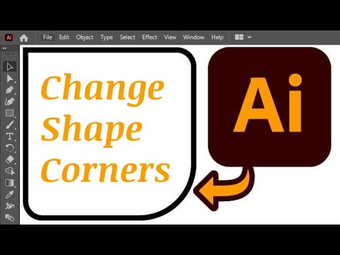 How To Change Shape Corners In Adobe Illustrator Youtube