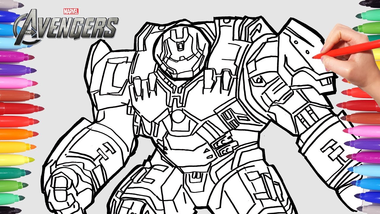 Iron Man Hulkbuster Coloring