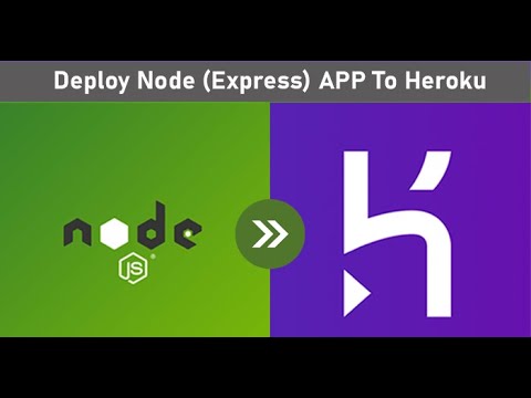 How To Deploy Nodejs Express App On Heroku Youtube