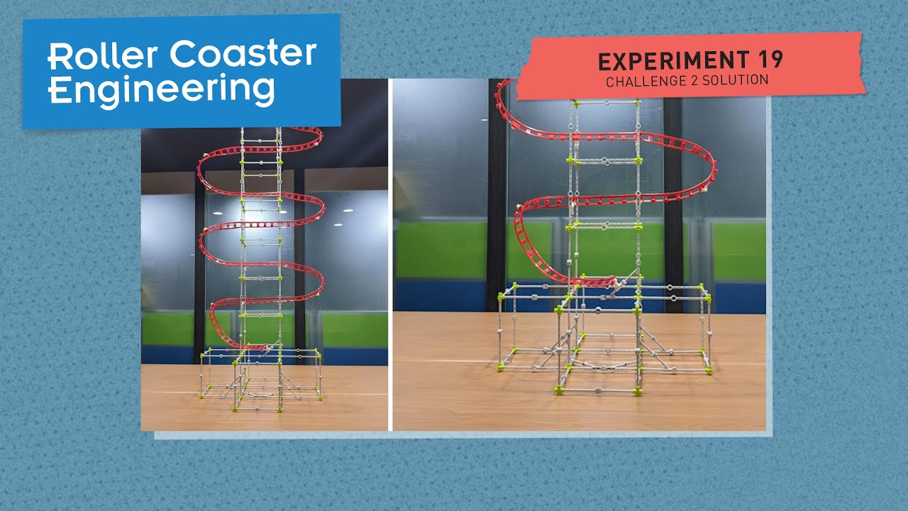 Roller Coaster Engineering Experiment 19 Challenge 2 Solution Youtube
