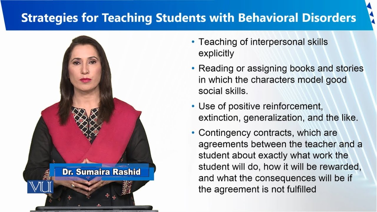 Strategies For Teaching Students With Bd Human Development And