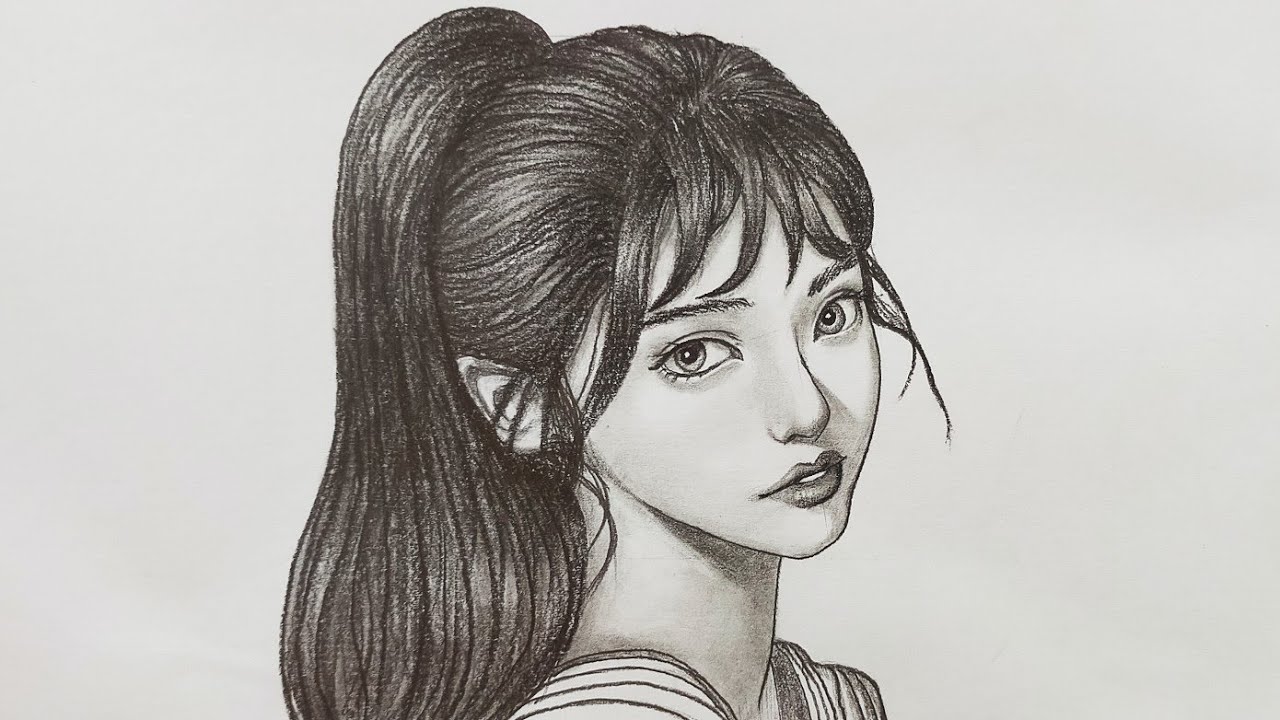 How To Draw Face Of A Girl Easily Easy Way To Draw Beautiful Girl S