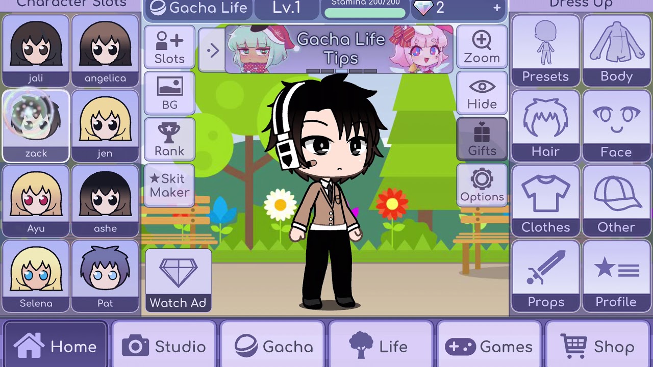 Showing All My Characters In Gacha Life Youtube