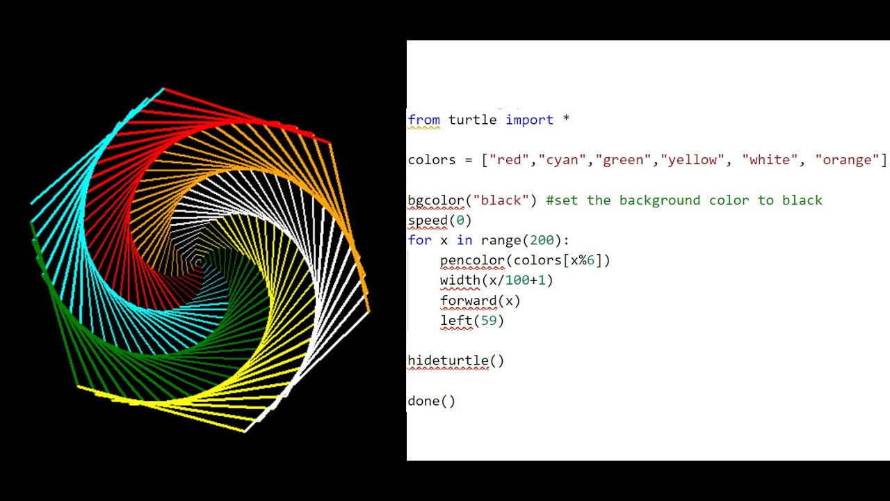 Python Turtle Fun Design Youtube