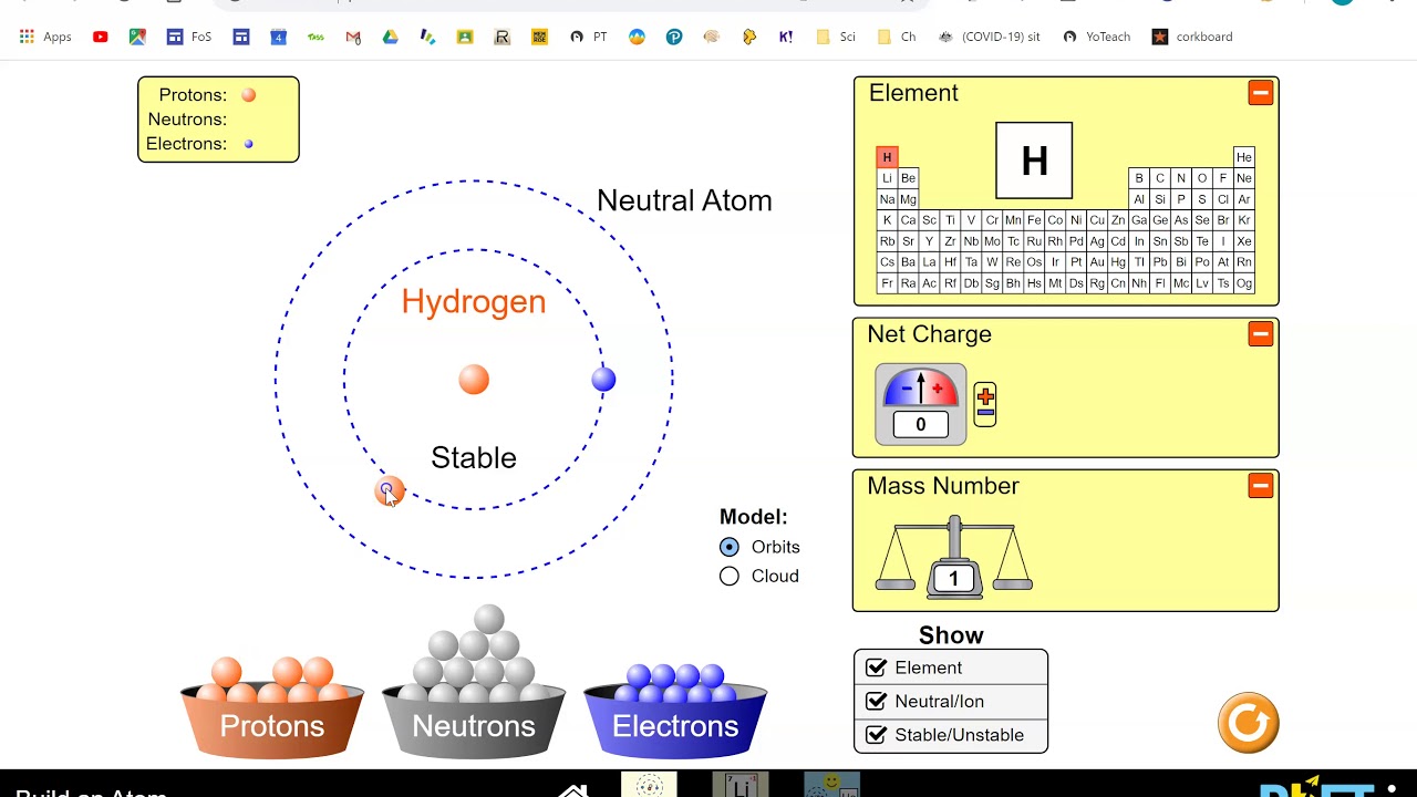 How To Build An Atom Phet Simulation Youtube