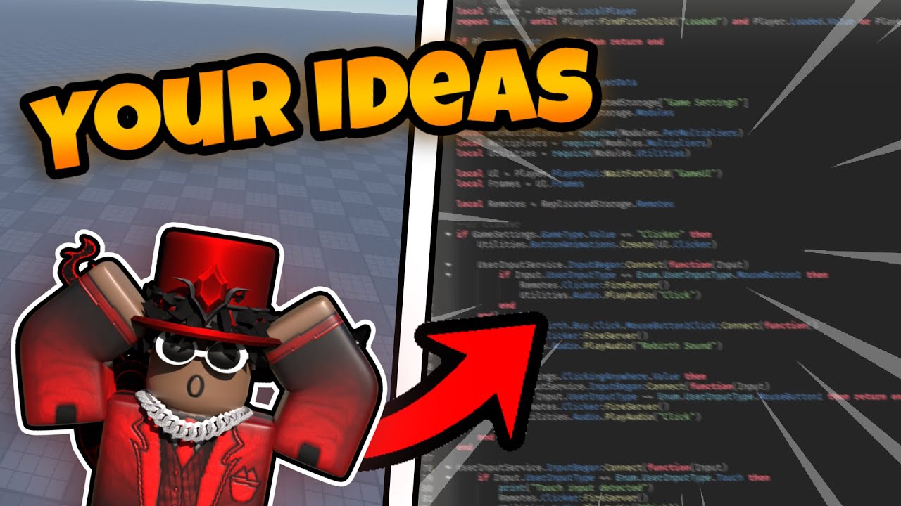 Coding Your Ideas In Roblox Youtube