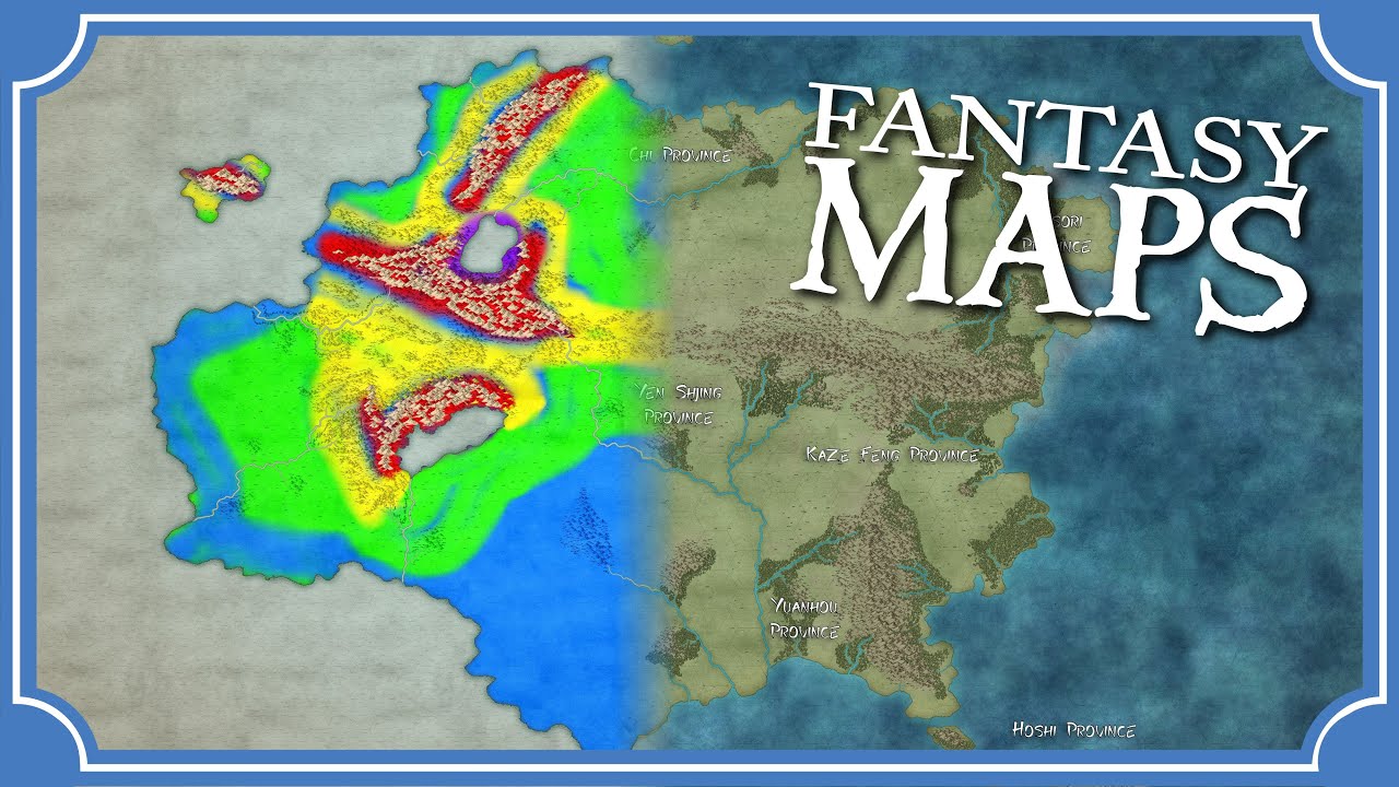 Making Fantasy Maps Episode 1 Landmasses Plate Tectonics Heightmaps