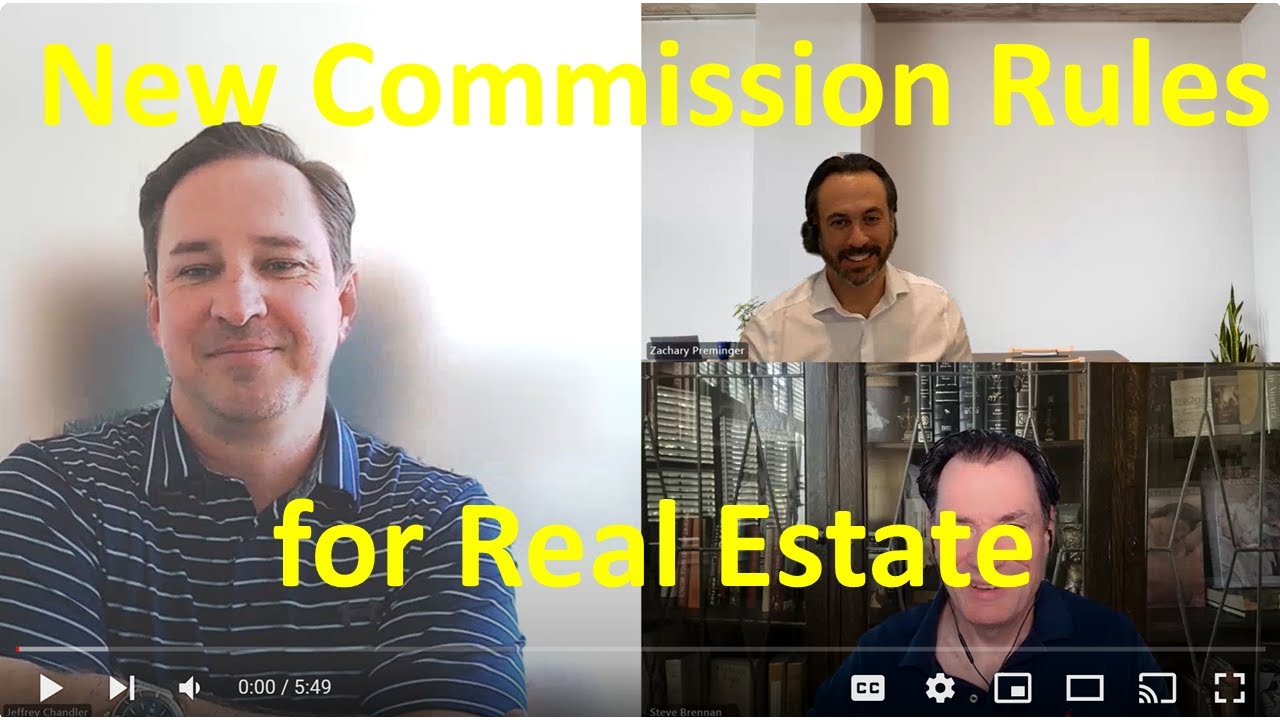 New Real Estate Commission Rules Youtube