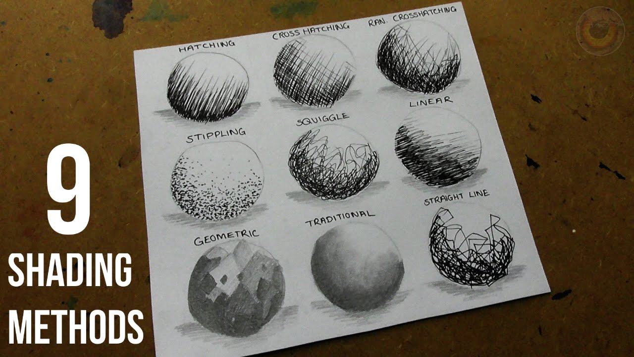 Pencil Shading Techniques Tutorial How To Shade Basic 3d Shapes