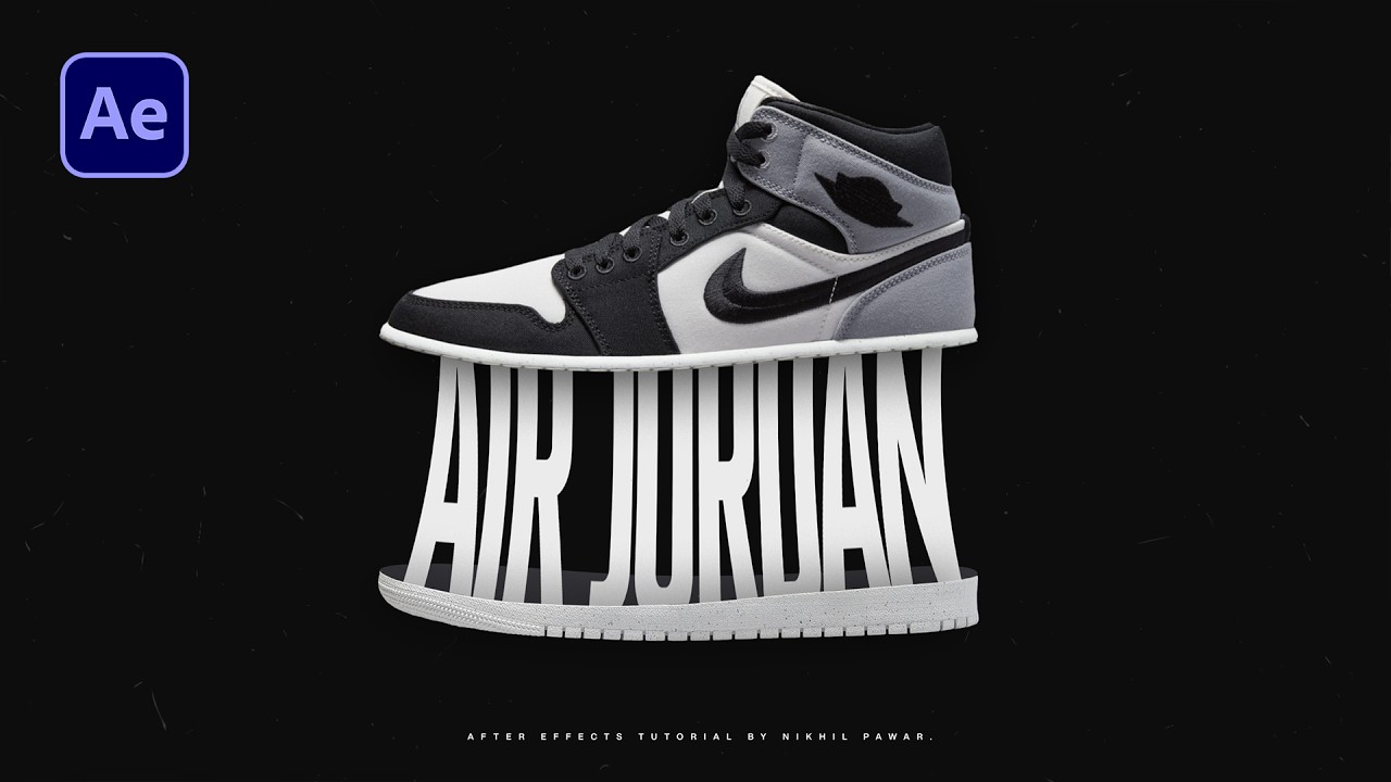 Create Nike Shoes Motion Graphics Animation In After Effects