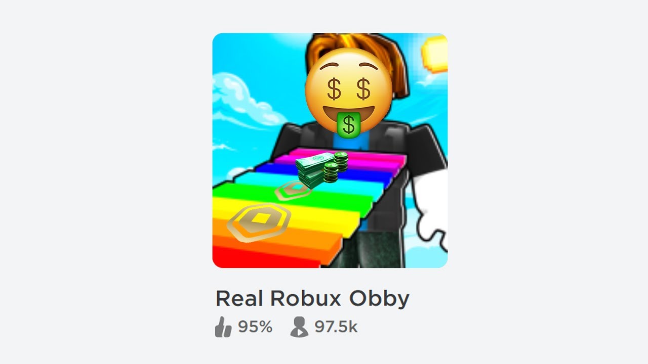 I Ve Made Real Free Robux Obby Youtube