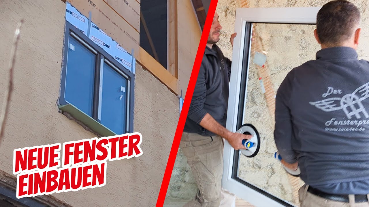 Neue Fenster Einbauen Fenster Ausmessen Und Fenster Montieren