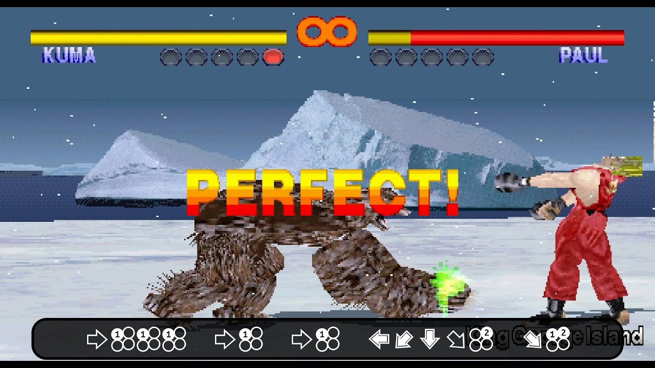 Tekken 1 Kuma Staple Combos Youtube