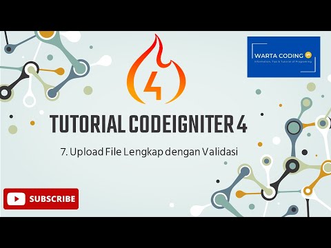 Tutorial Codeigniter 4 8 Upload File Lengkap Dengan Validasi