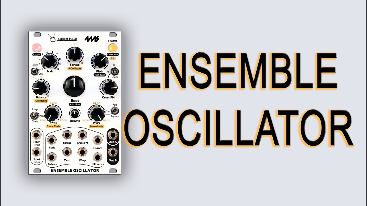4ms Ensemble Oscillator Quick Audio Demo Youtube