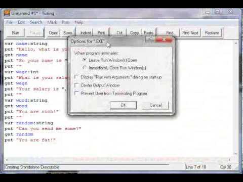 Turing Programming Youtube