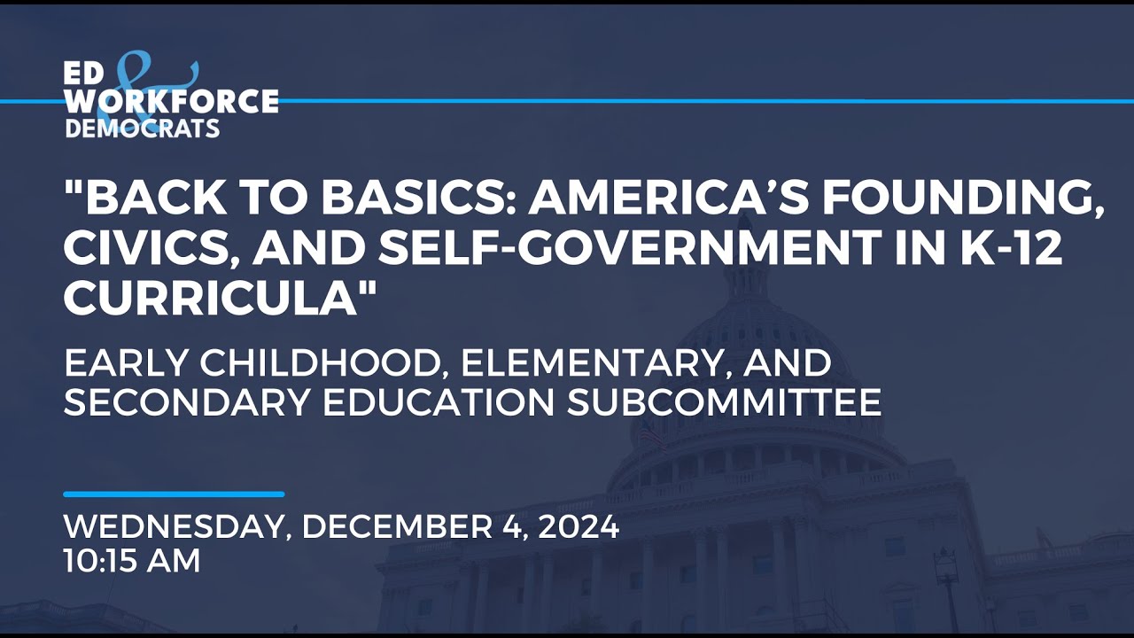 Back To Basics America S Founding Civics And Self Government In K