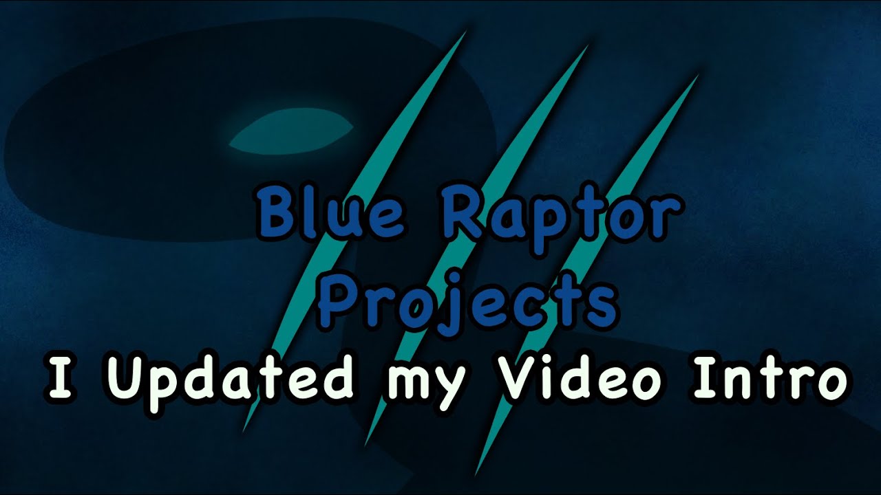 I Updated My Video Intro Youtube