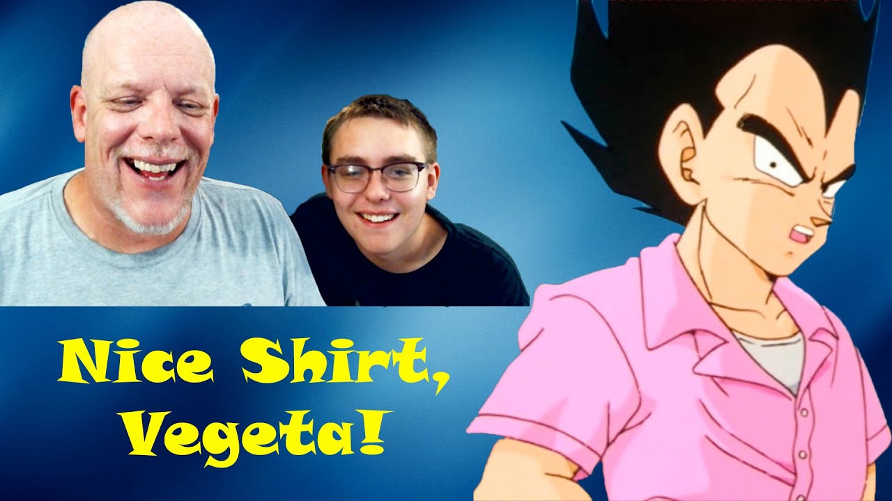 Reaction Time Dbz Abridged 32 Nice Shirt Vegeta Youtube