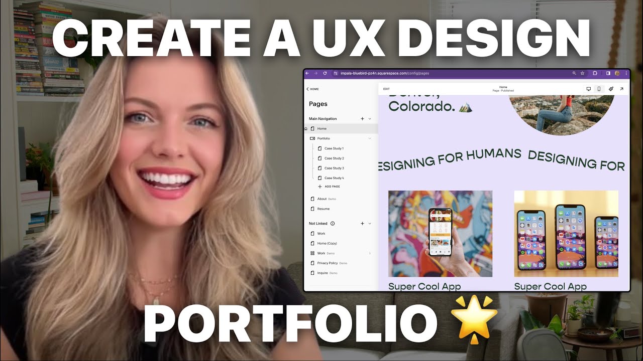 How To Create Your First Ux Design Portfolio Website Step By Step