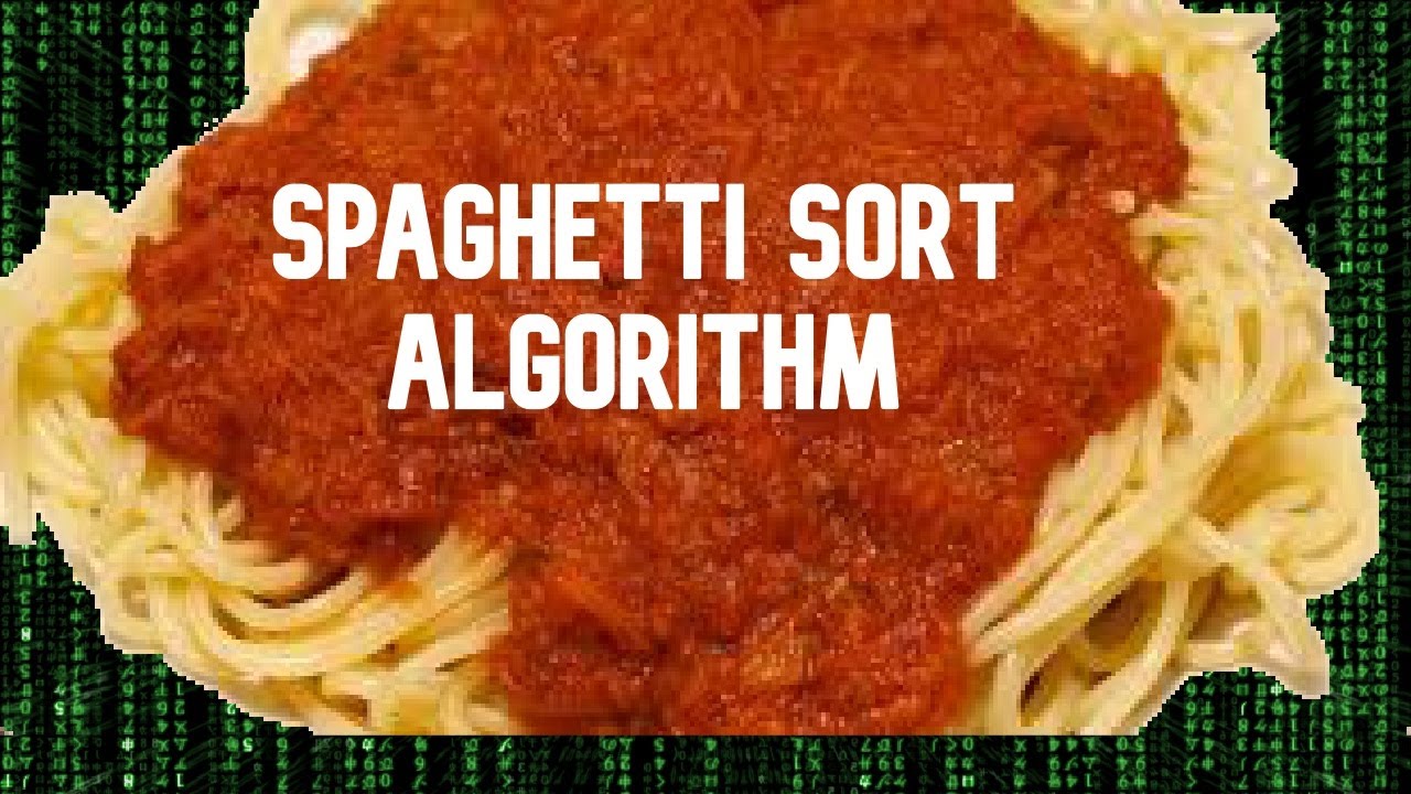 Spaghetti Sort Algorithm Visualisation Youtube