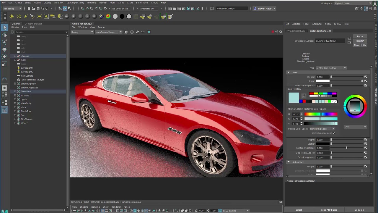 Maya Arnold Part 3 Render View Intro Youtube