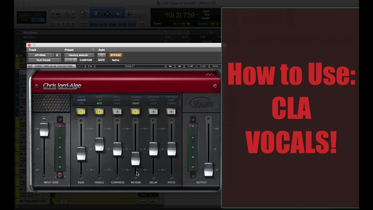 How To Use Cla Vocals Mattmontanez Youtube