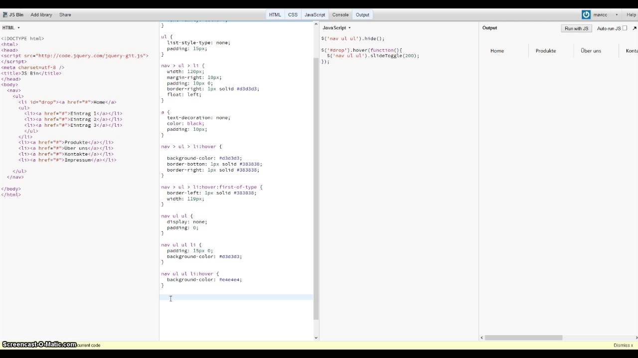 Tutorial Css Html Dropdown Youtube