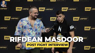 Rifdean Masdoor Gets Second Round Knockdown Vs Berneung One Friday ...