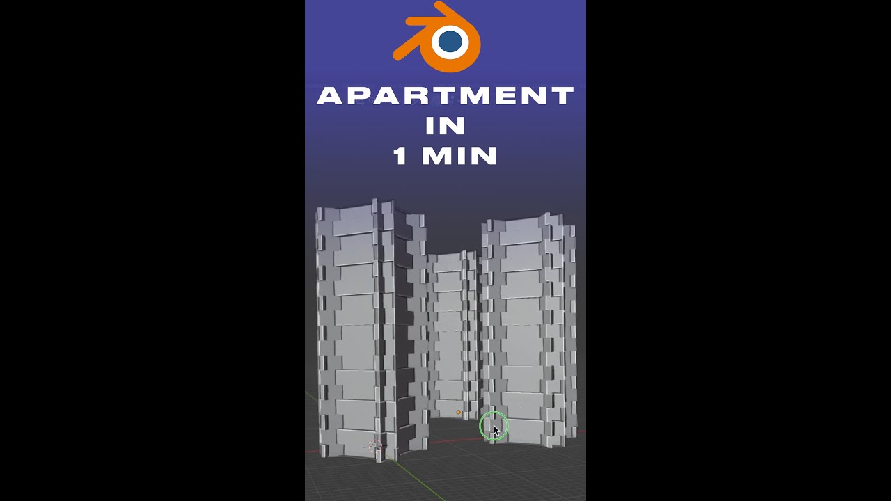 Create Astonishing Apartment In Blender In 1 Min Youtube