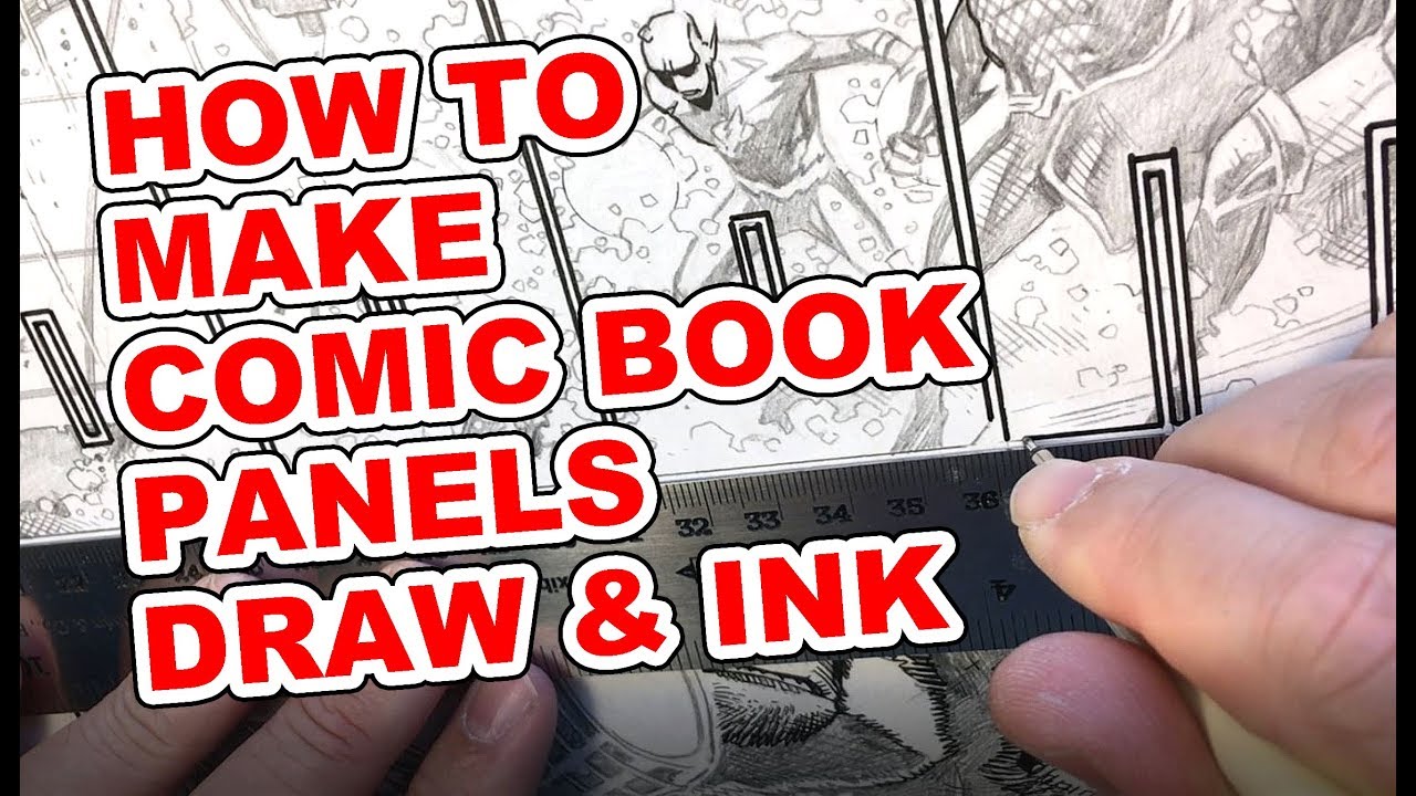 How To Make Comic Book Panels Marvel Dc Comics Justice League Youtube