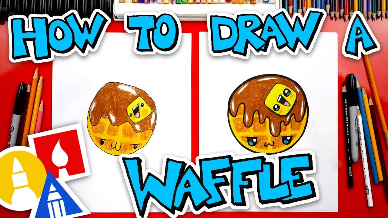 How To Draw A Funny Waffle Challenge Time Youtube