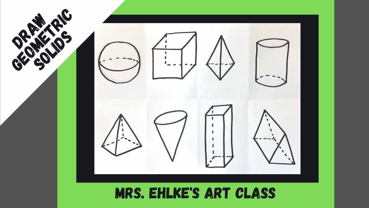Geometric Solids Drawings 81 Best Geometric Solids Ideas Geometric