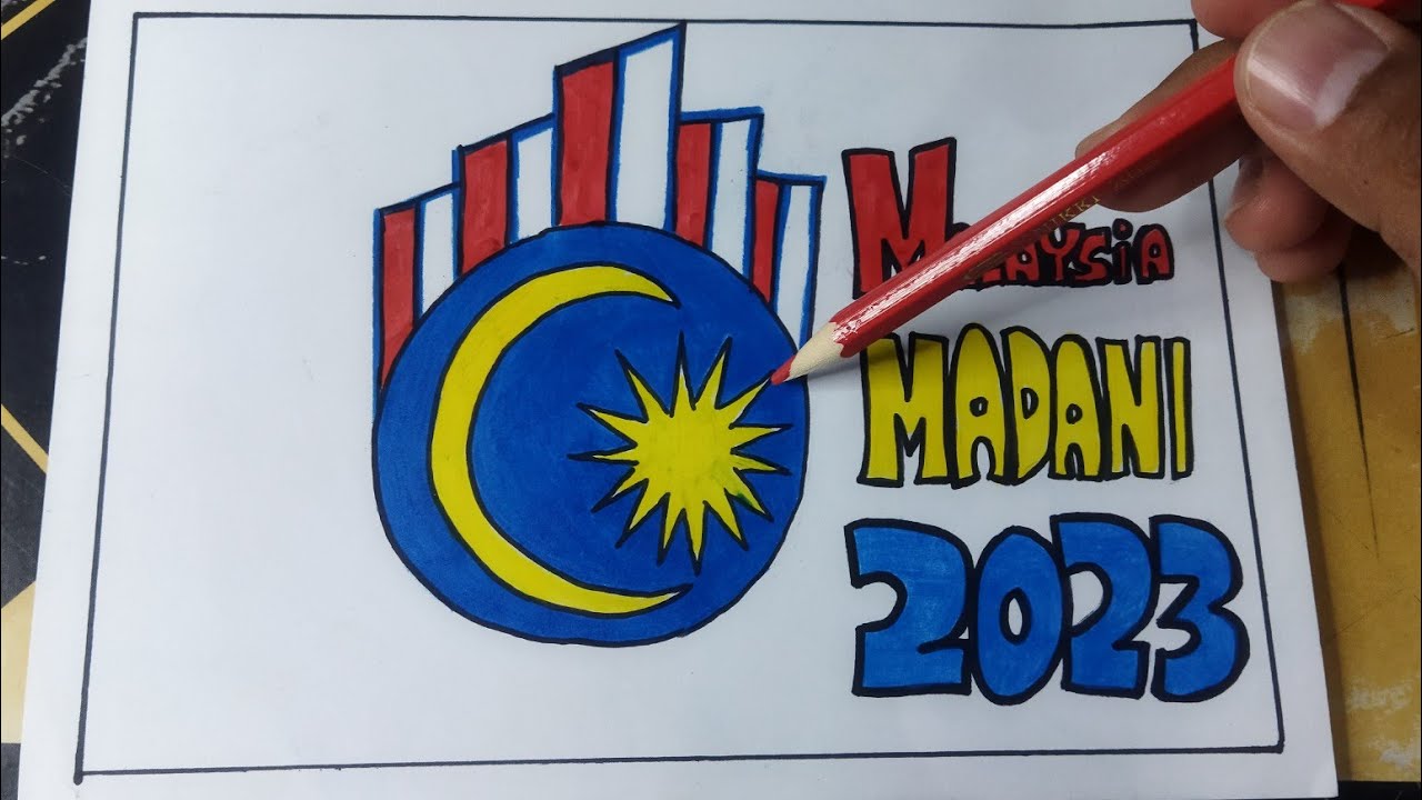 Cara Melukis Logo Dan Tema Hari Kebangsaan 2023 - Malaysia Madani ... Cara Melukis Logo Dan Tema Hari Kebangsaan 2023 - Malaysia Madani ...