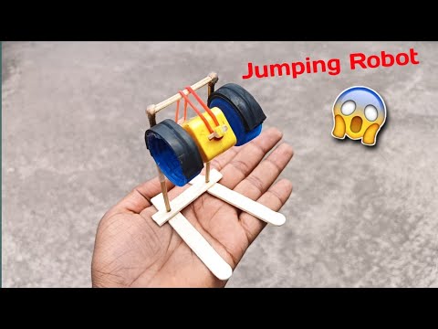 How To Make Jumping Robot Jumping Robot Homemade Tech Youtube