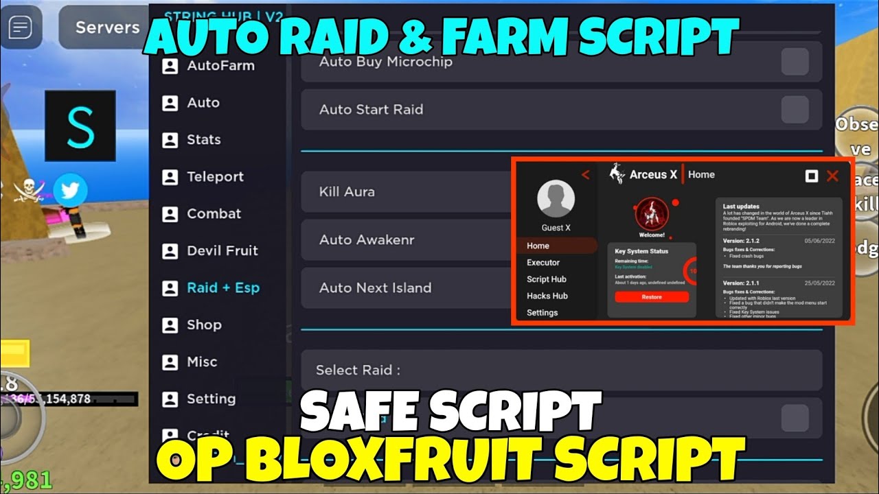 New Auto Raid Auto Farm Blox Fruit Op Script Youtube