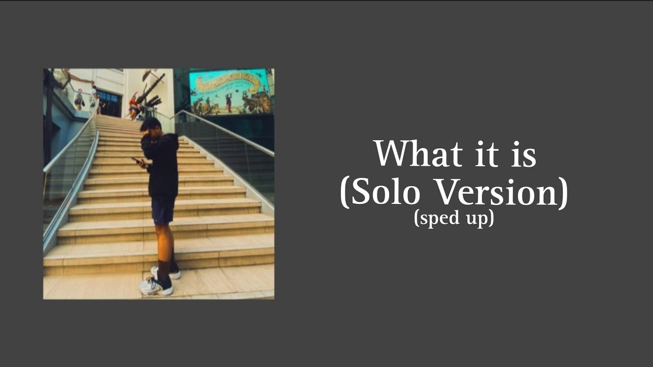 Doechii What It Is Solo Version Sped Up Youtube