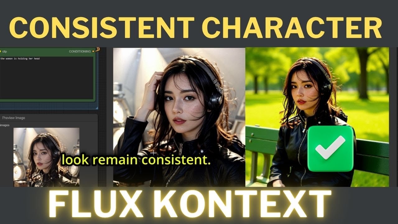 Flux Kontext Consistent Character Comfyui Workflow Youtube
