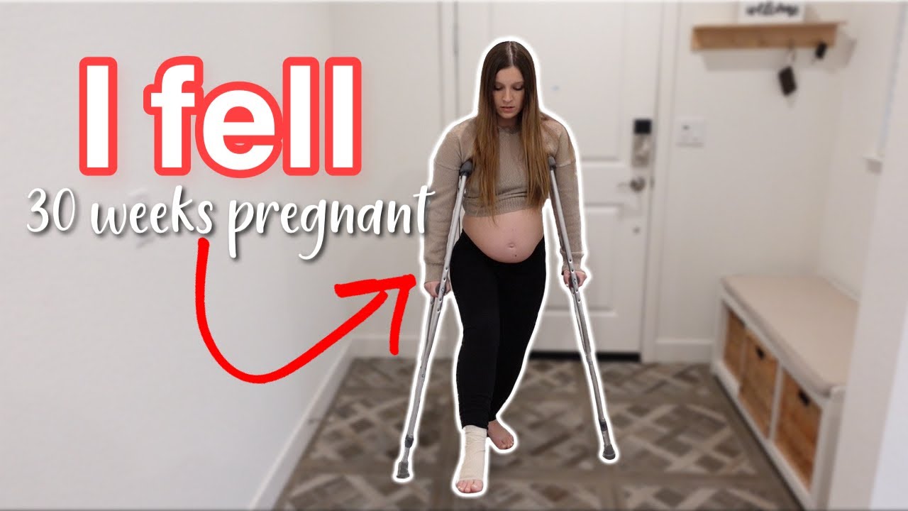 I Fell 7 Months Pregnant I Need Crutches Youtube