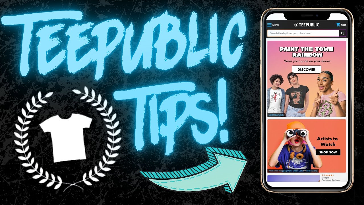 Teepublic Beginner Tips Youtube