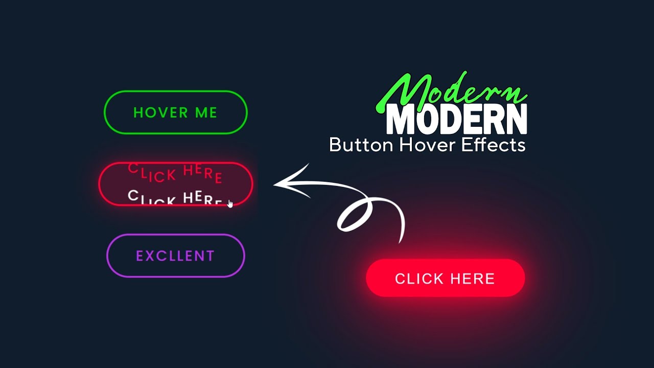 Creative Button Hover Effect Using Html And Css And Javascript Youtube