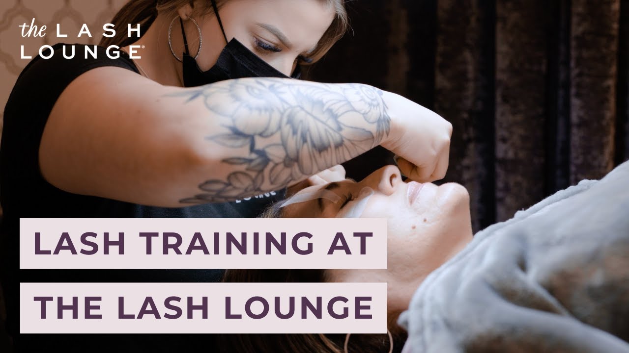 Lash Training At The Lash Lounge Youtube