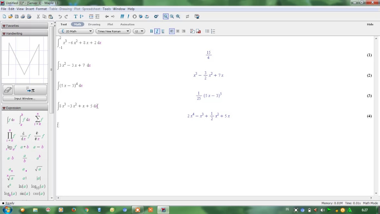 Tutorial Penyelesaian Masalah Matematika Dengan Menggunakan Software