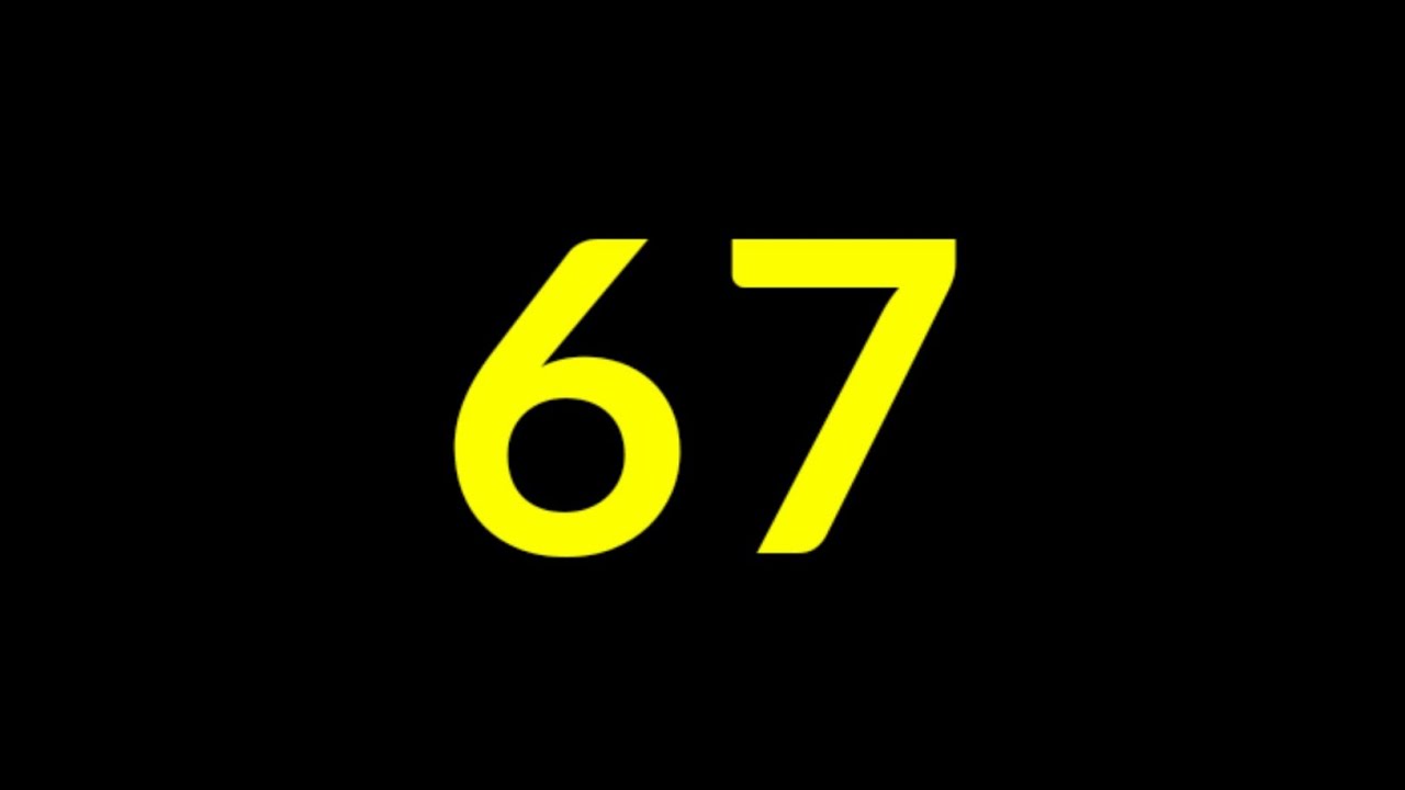 67 Seconds Countdown Timer With Sound Effect Youtube