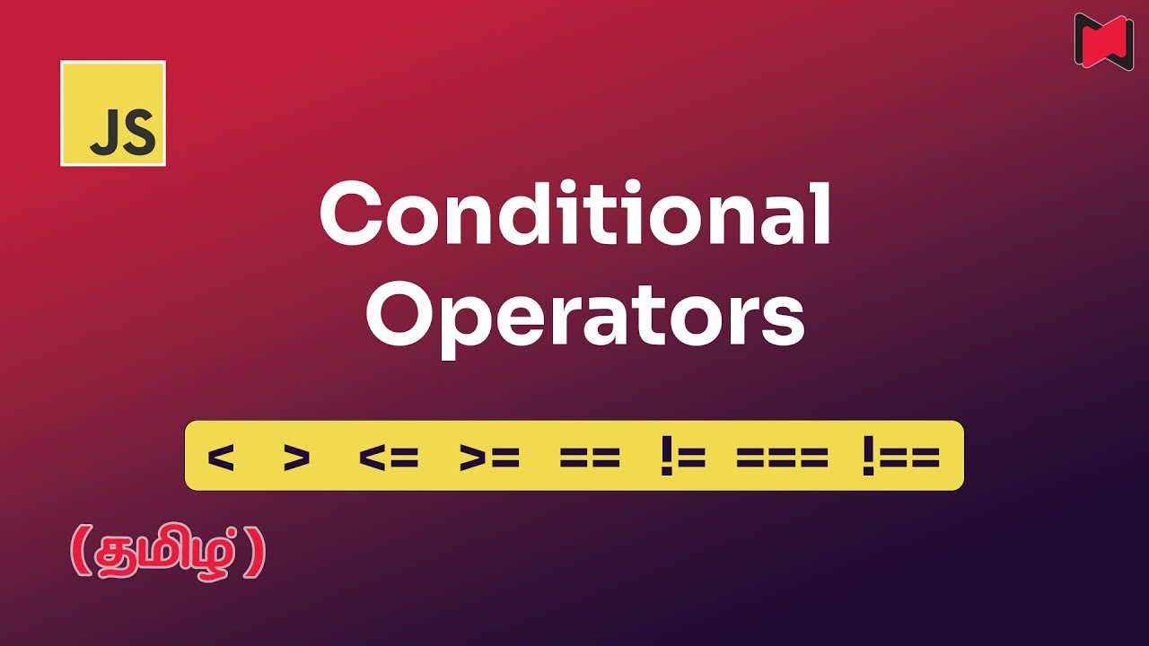 Javascript Conditional Operator Youtube