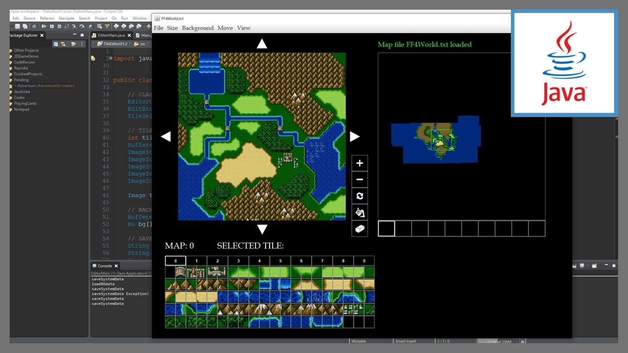 2d Game Tile Editor Development In Java Part 4 Youtube