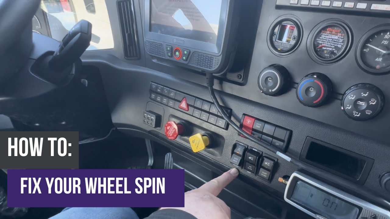 Prime Inc Inter Axle Lock Wheel Spinout Do This Youtube