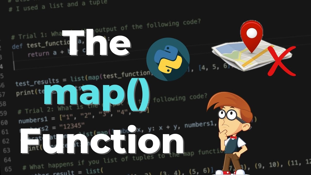 The Map Function Explained Python Tutorials Youtube