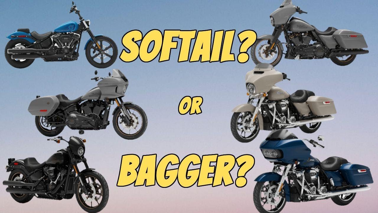 Harley Softail Or Bagger Which Is For You Youtube