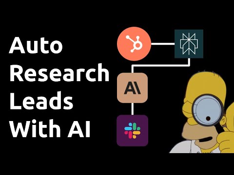 How To Automatically Research Every Lead With Ai Youtube